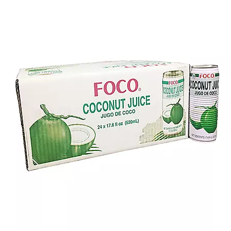FOCO coconut Drink with Pulp Whole 椰子水（果肉）箱 - Shop Oriental Online ...